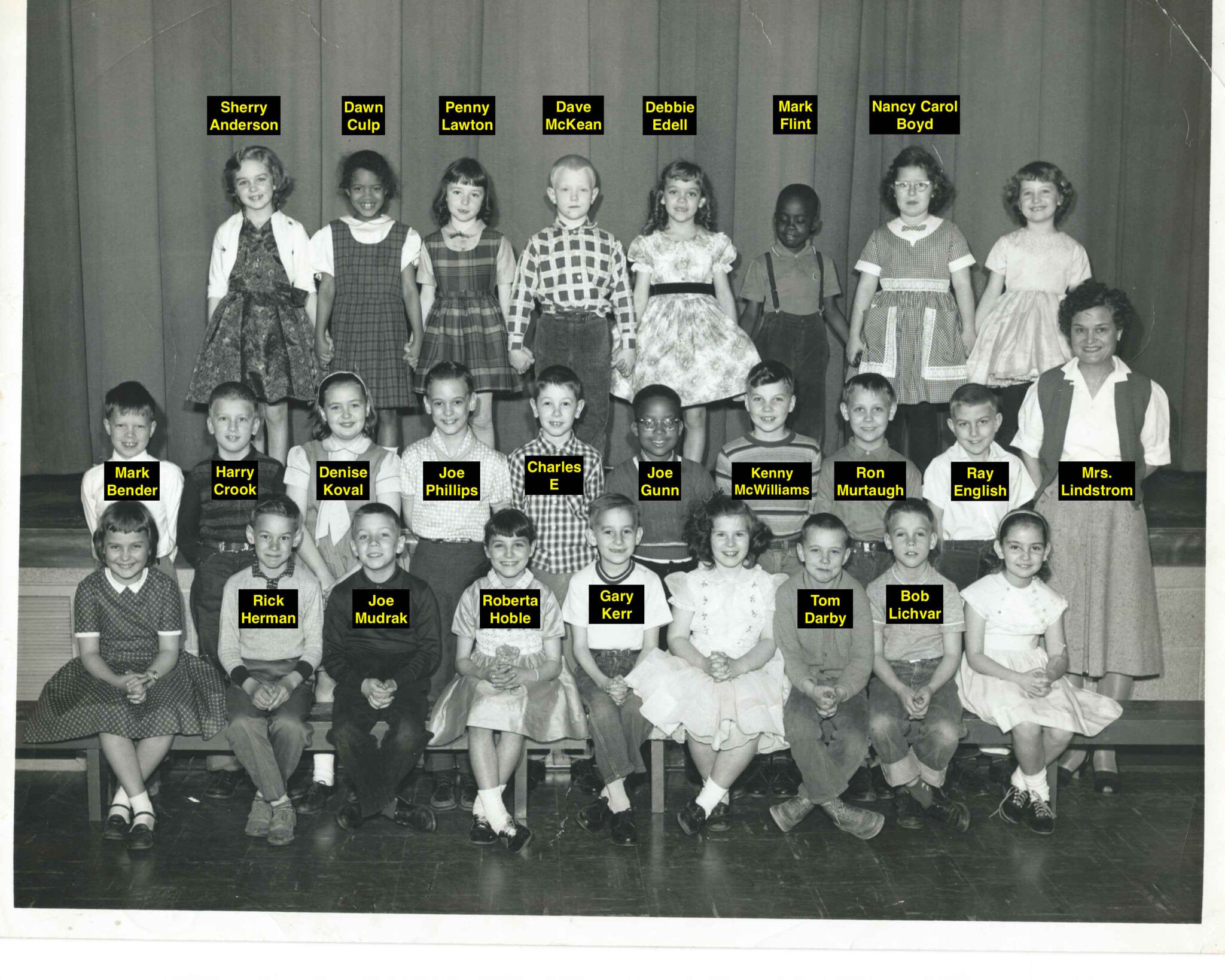 2nd Grade – Hermitage – Mrs. Lindstrom – Class of '71 Hickory High School